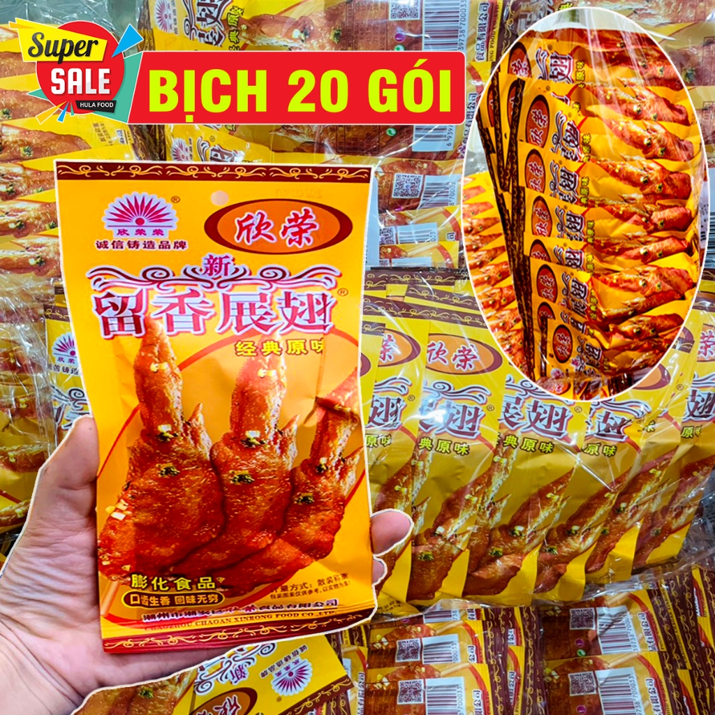 Combo 20 Packs of Super Delicious Crispy Fried Chicken Wings - 1 Bag of ...