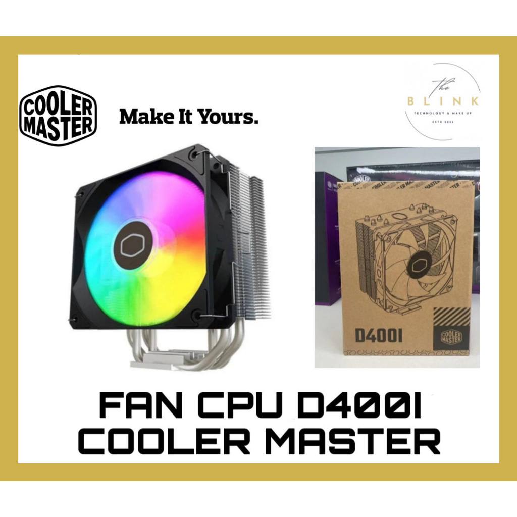 Cooler Master D400i RGB Air Cooler, RGB Led Cooler Fan, 100% New, Good ...