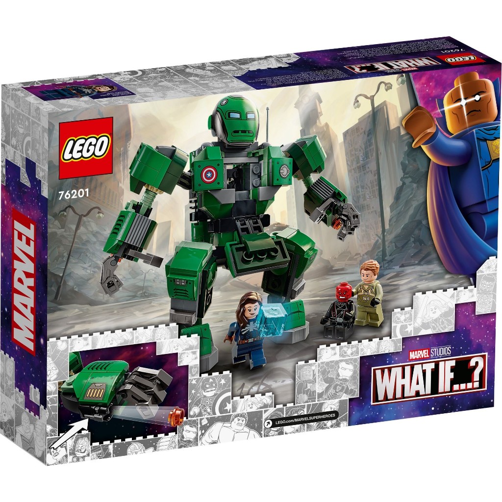 76201 LEGO MARVEL SUPERHEROES Captain Carter & Hydra Stomper armor ...