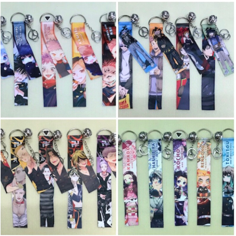 Otakutpstore keychain strap anime keychain Jujutsu Kaisen Kimetsu Tokyo ...