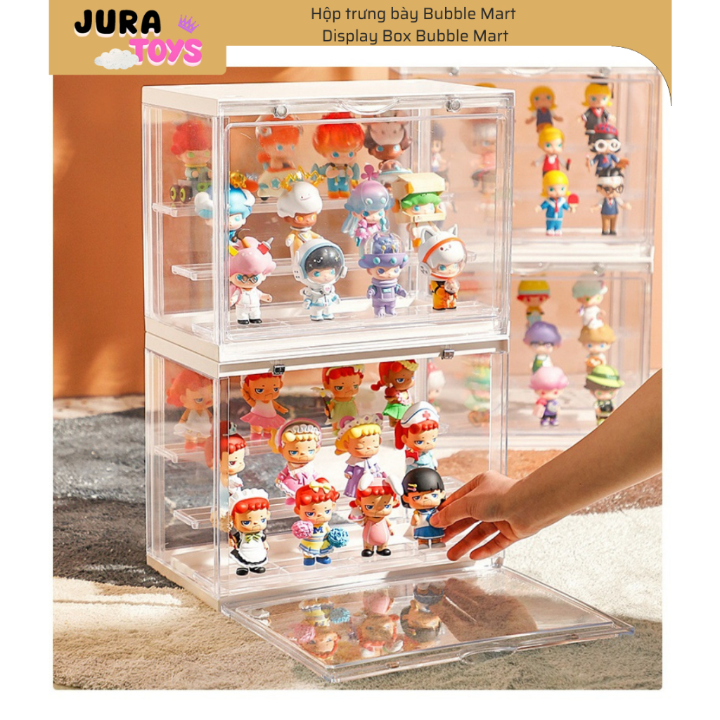 Bubble Mart Container Display Box To Preserve mica Model (Acrylic ...
