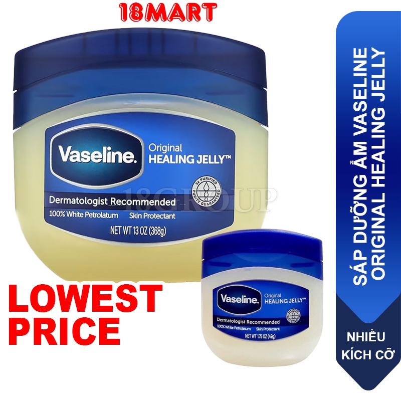 Vaseline Original Healing Jelly Moisturizing Wax jar 49g & 368g ...