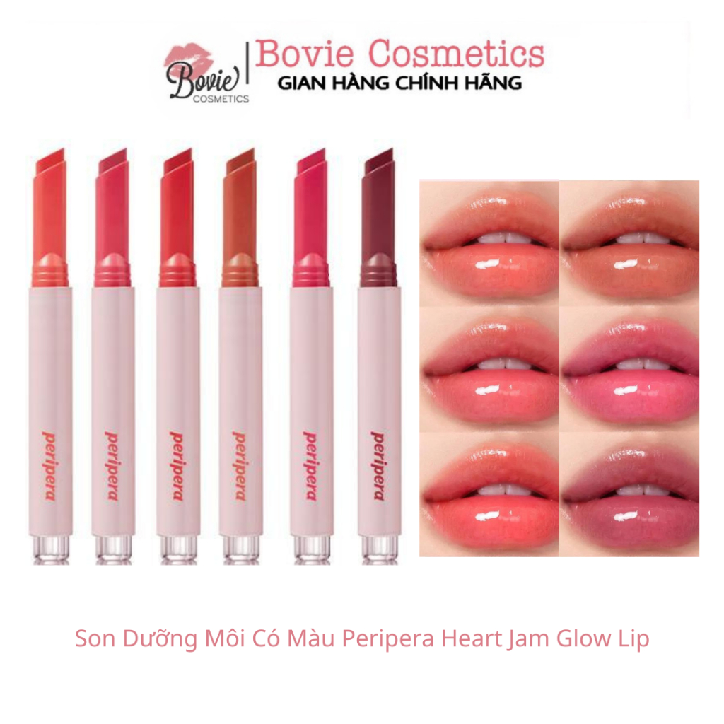Peripera Heart Jam Glow Lip Tinted Lip Balm | Shopee Philippines