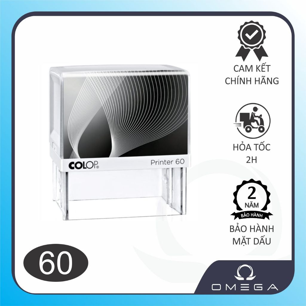 [60] Genuine colop large size stamp, engraved signature according to ...