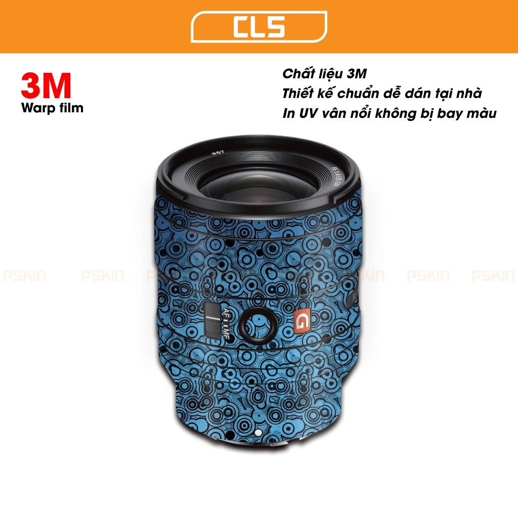 Skin stickers for Sony Lens types 50mm,24-70mm f2.8, 70-200mm, 85mm f1 ...