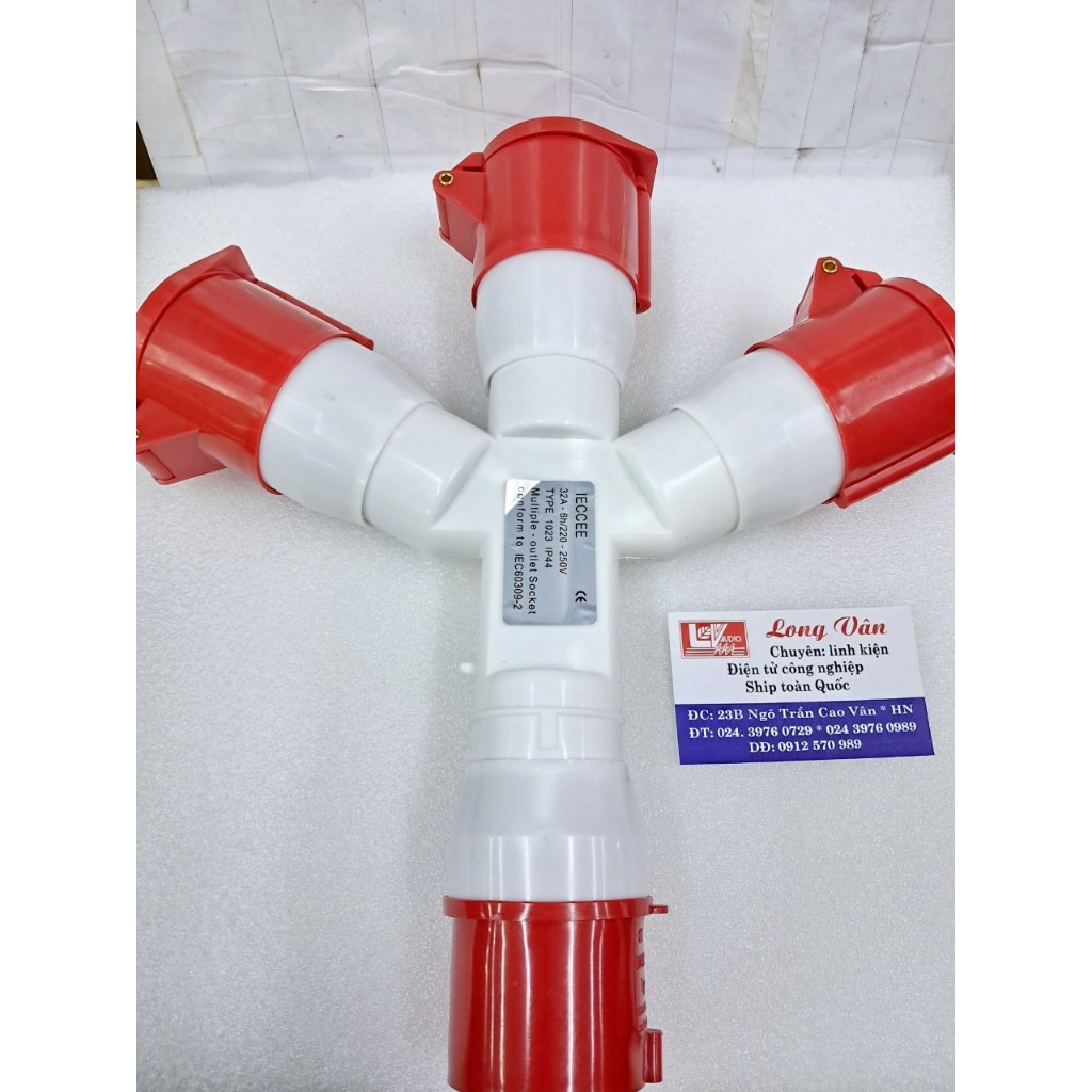 3-split, 3-phase, 4-pin 32A industrial socket set | Shopee Philippines