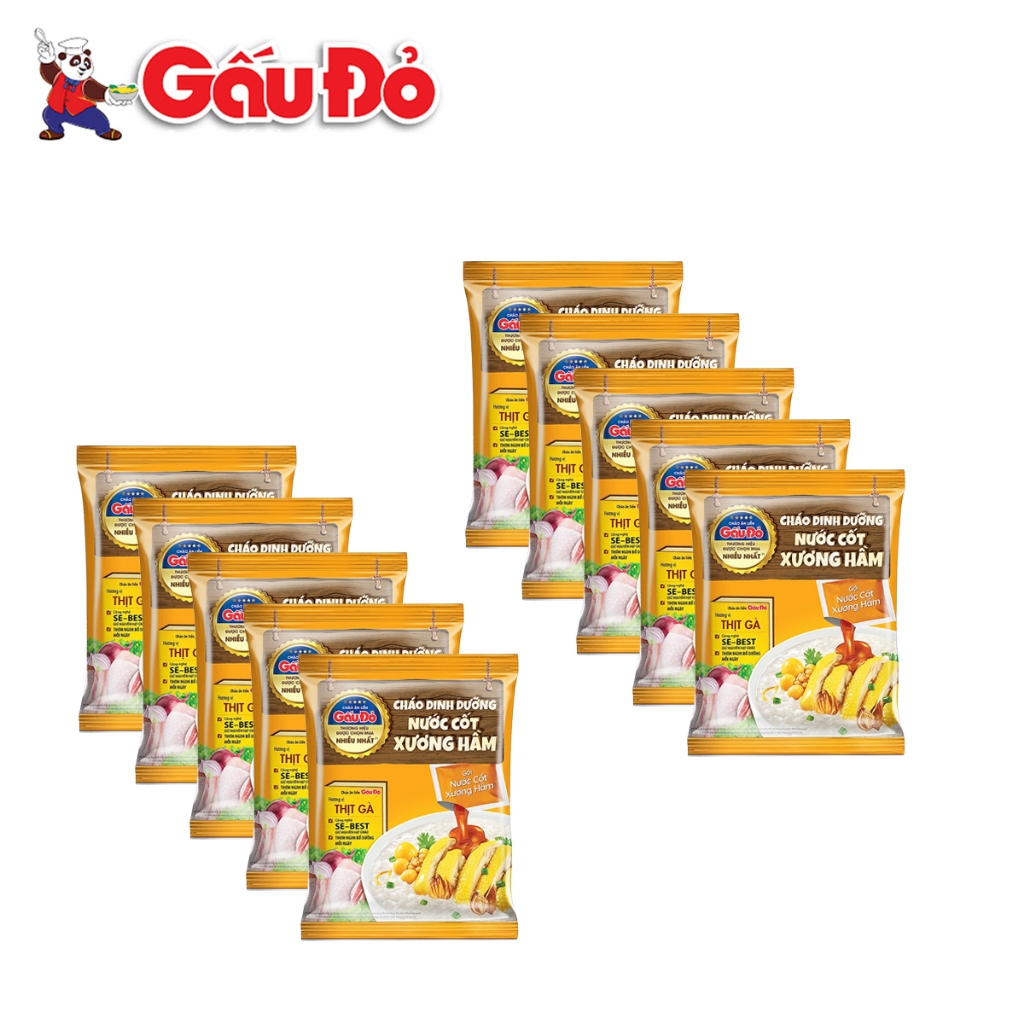 Combo 10 packs of CHICKEN FLAVOUR Nutritus INSTANT PORRIDGE and CHICKEN ...