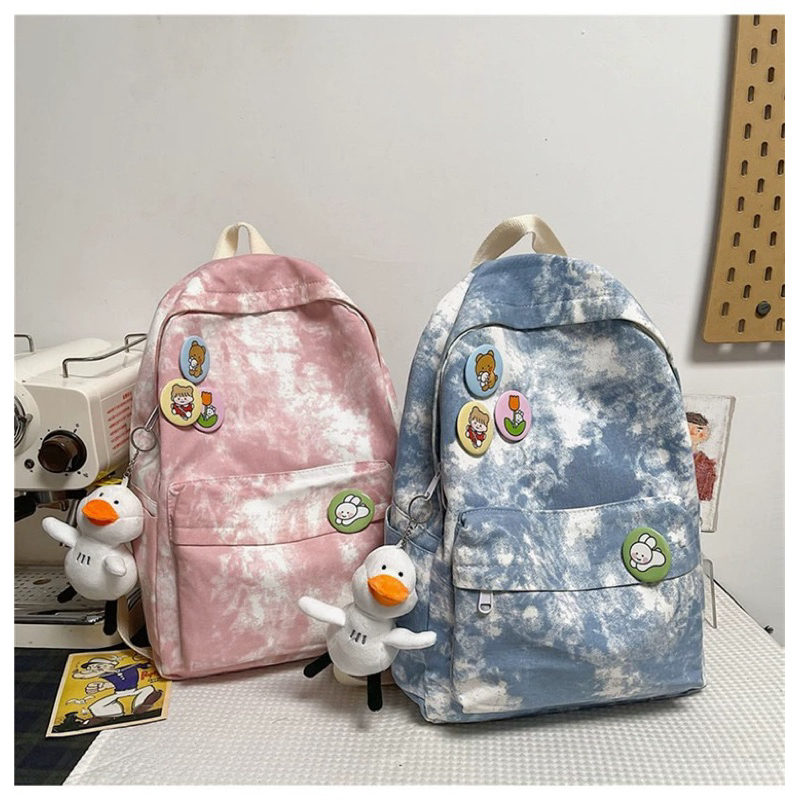 Neutral Blue Pink Backpack | Shopee Philippines