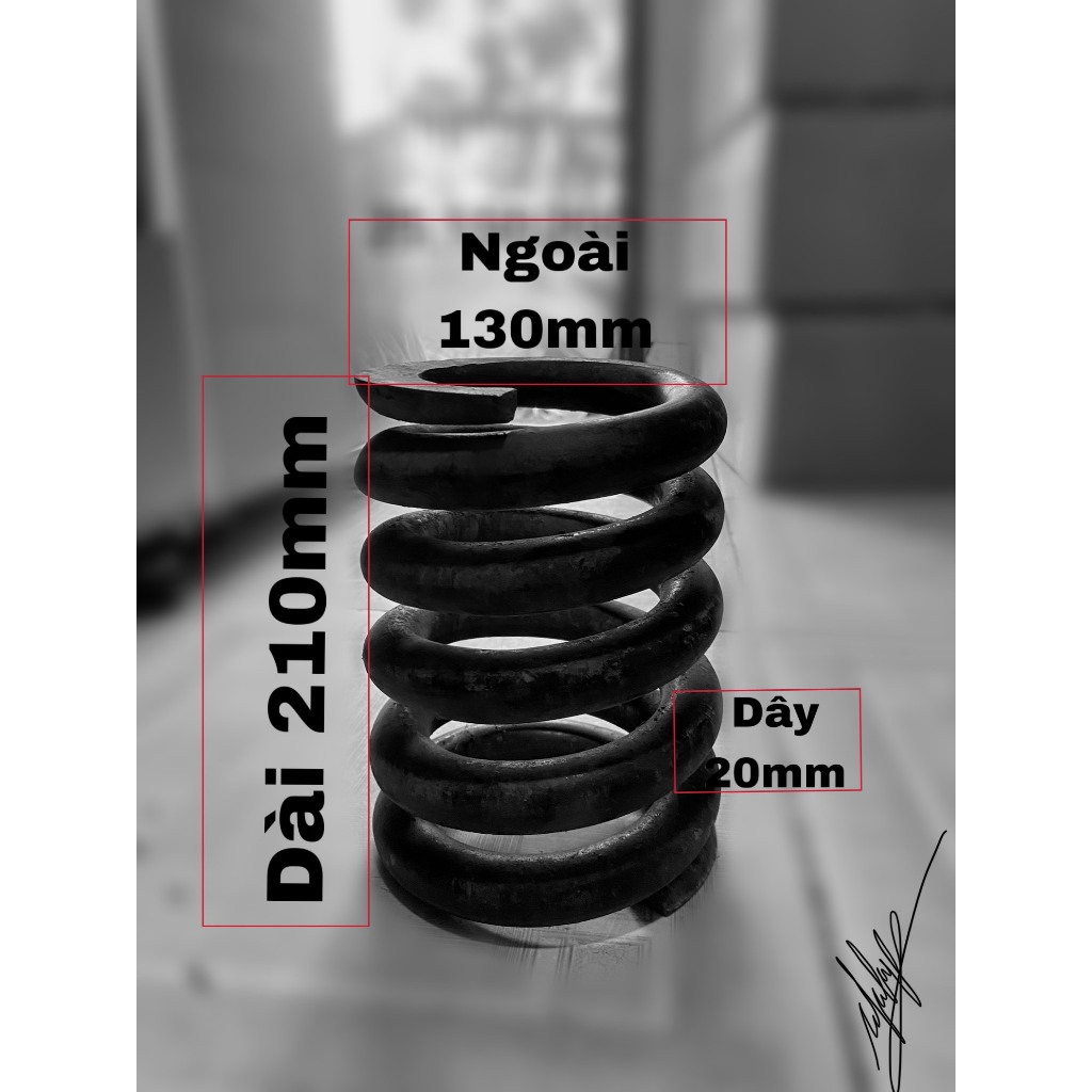 XO Pre-order - 130mm non-compression spring, 20mm wire, 210mm long ...