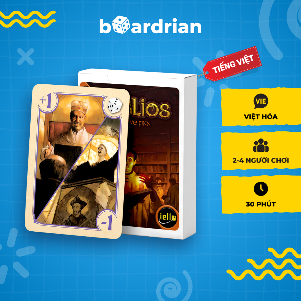 BIBLIOS (DIY Vietnamese version) - Auction board game for building a ...