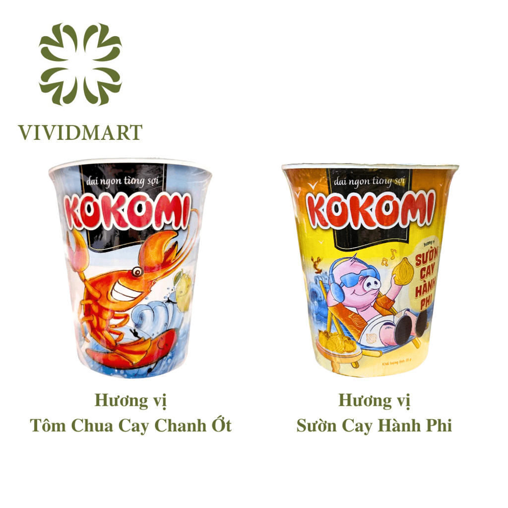 [ODD Ly] - MASAN - Kokomi Cup Noodles 2 flavors: Spicy Ribs with Fried ...
