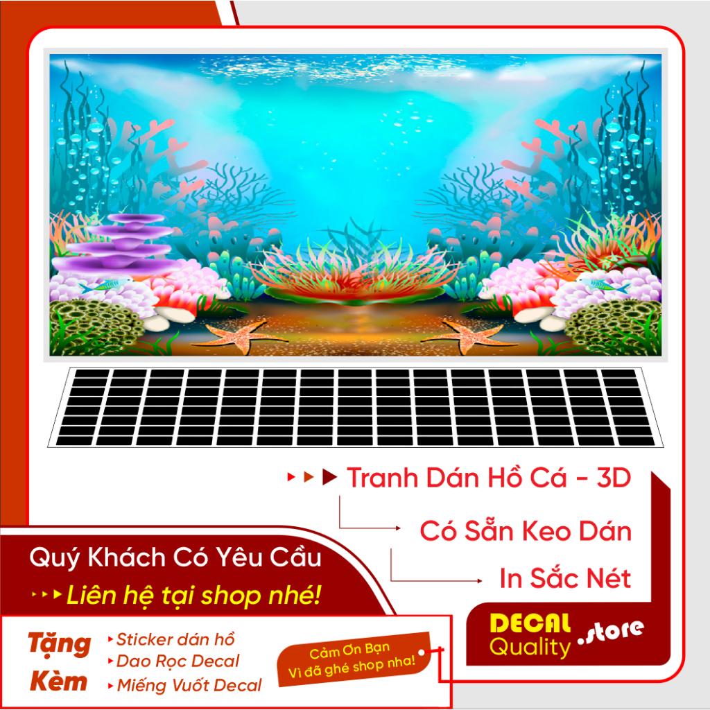 Aquarium Fish Tank Stickers Decal Many Sizes Decalquality.store ...