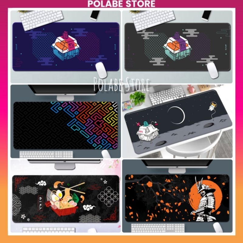 Deskmat POL Triangle 2.0 large mouse pad keyboard pad size 900x400x4mm ...