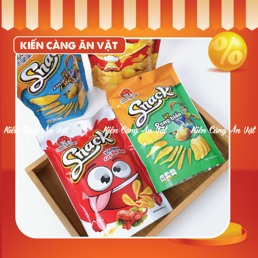 Potato Shake Lala Flavor, Spicy Shrimp, Seaweed, Cheese Large Pack 50g ...