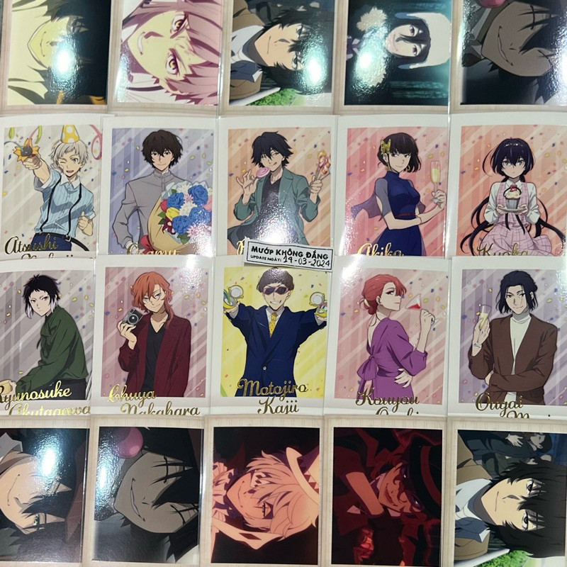[AVAILABLE BSD - P04] pola card BUNGOU STRAY DOGS dignity vol 4 ...