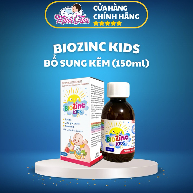 Biozinc kids- Organic Zinc supplement syrup, supports good appetite ...