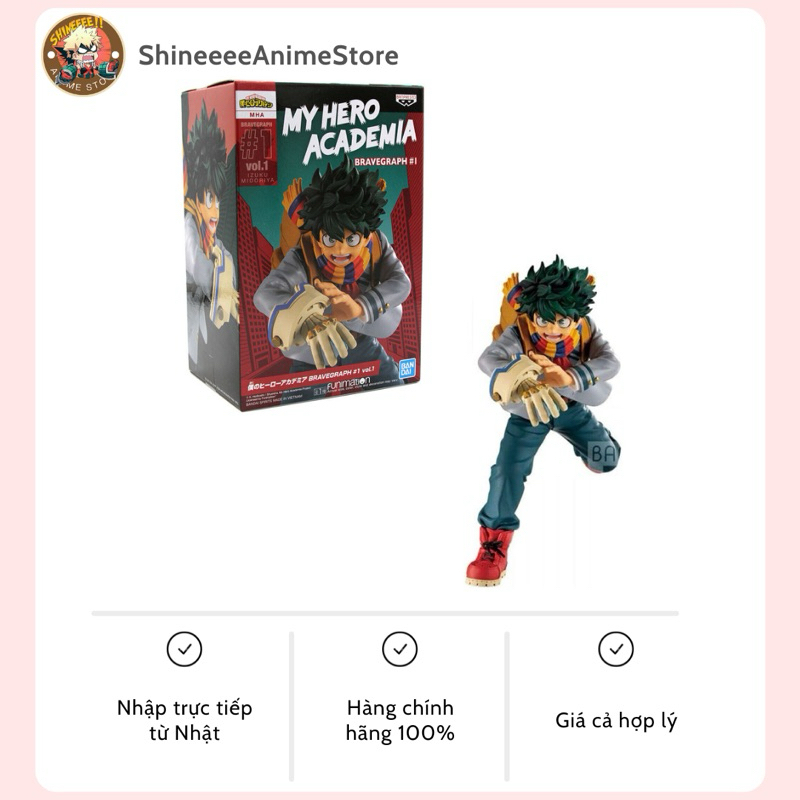 [Genuine / Official] Figure / Model Deku Izuku Midoriya MHA My Hero ...