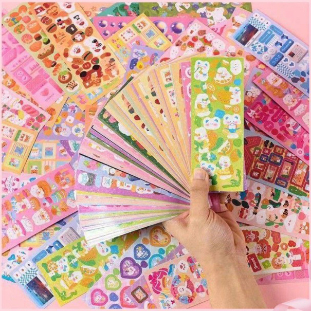 Combo Of 100 Decorative Stickers For Water Bottles, Pen Boxes, Learning ...