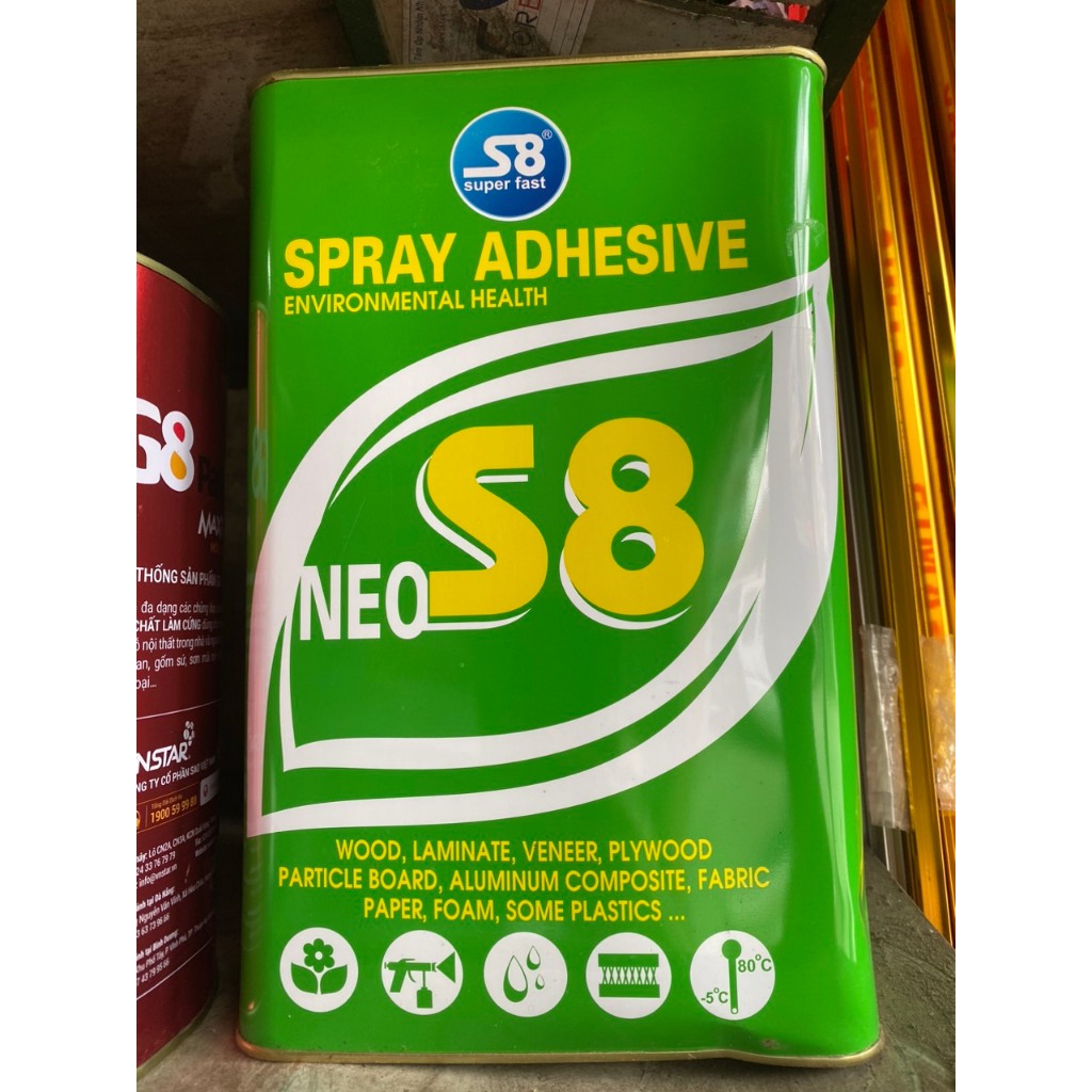 S8 wood spray glue, MDF industrial wood interior wood spray glue, 3kg ...