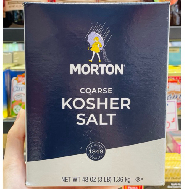 [American Product] Iodine-FREE Salt Morton Kosher Salt for Iodine-Free ...