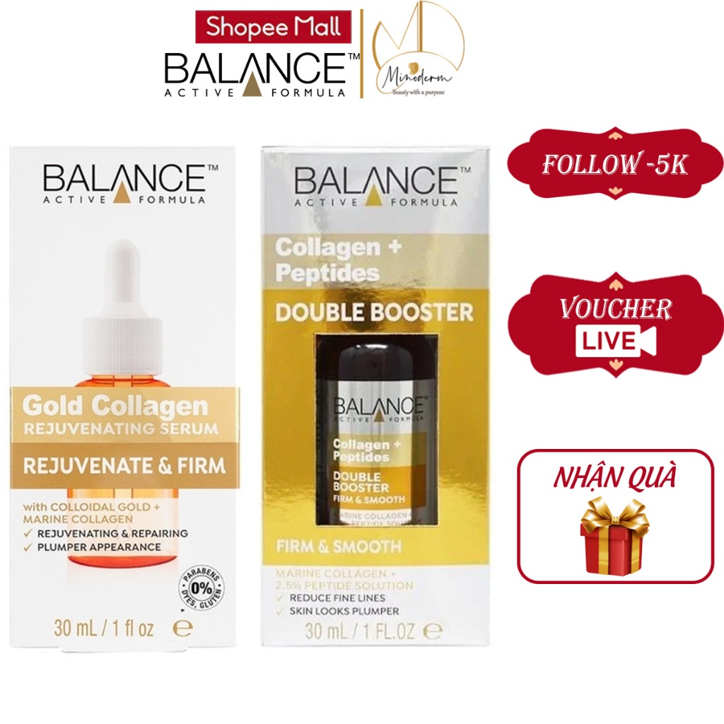 Balance Collagen serum Prevents Aging, Reduces Wrinkles 30ml | Shopee ...