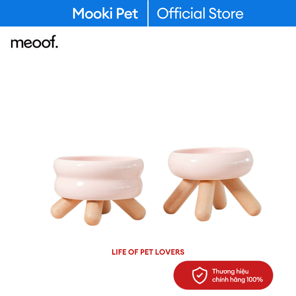 Meof dog and cat bowl to protect the cervical spine made of Mooki Pet ...