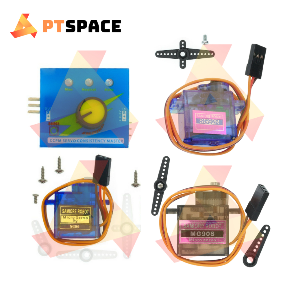 Servo Sg90 Sg92r Mg90s Motor With Gears | Shopee Philippines