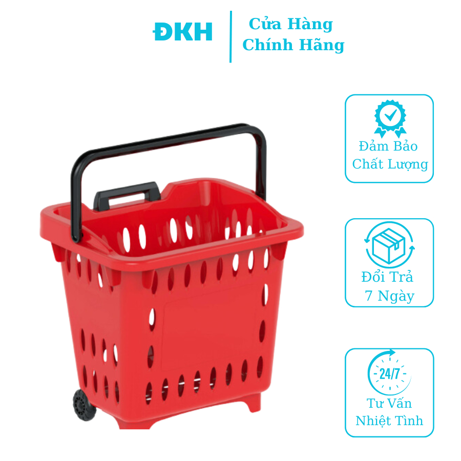Dai Dong Tien supermarket pull-out plastic basket | Shopee Philippines