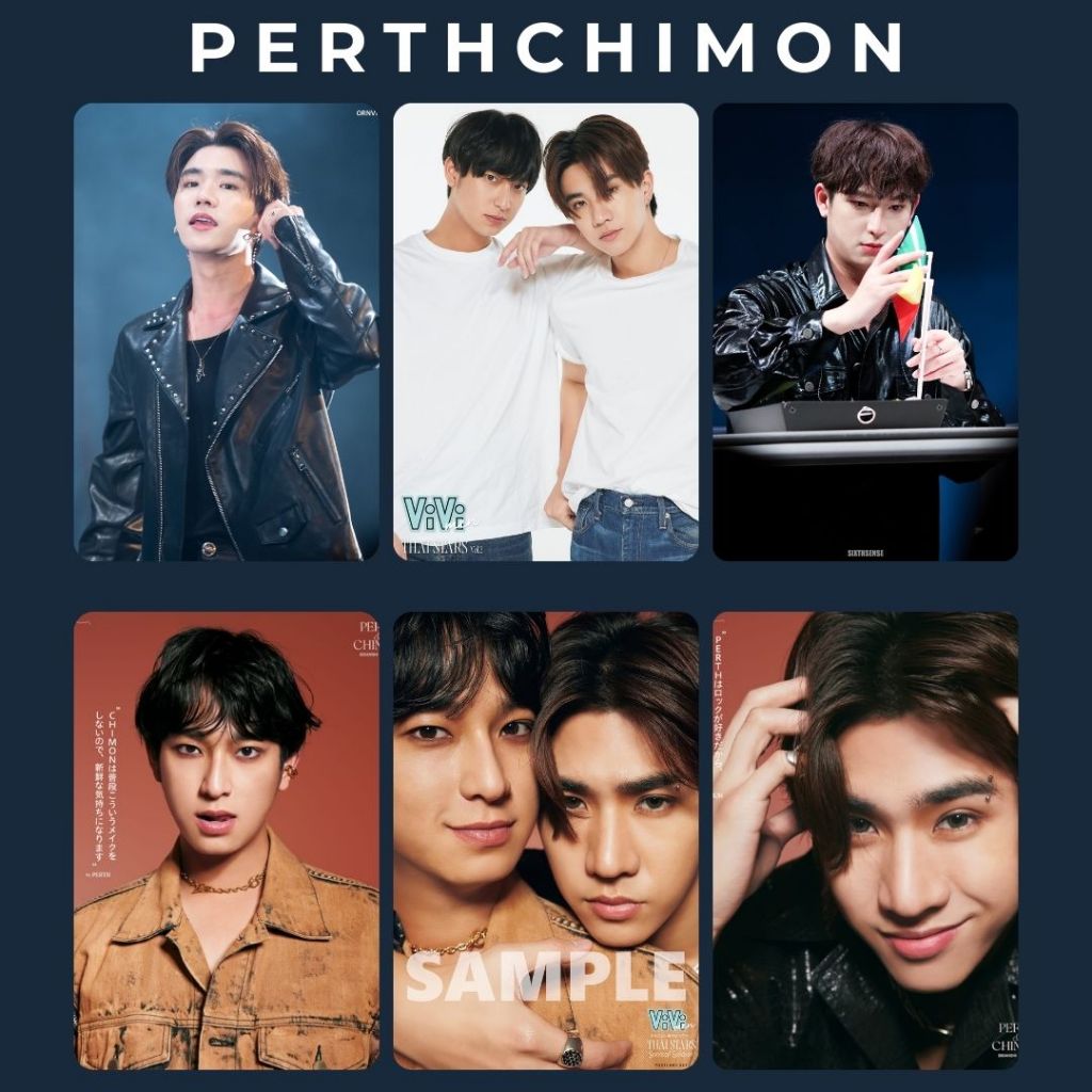 PerthChimon set of 25 double-sided printed corner cards (50 latest ...