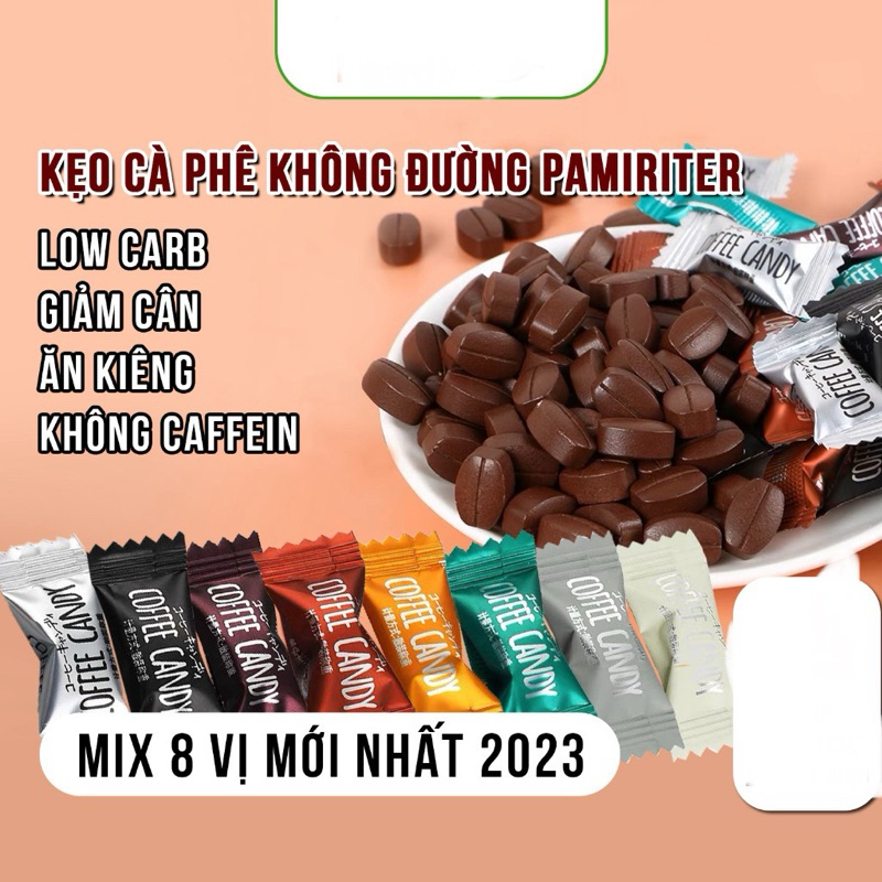 [Mix 8 flavors] Sugar-free Coffee Candy for weight loss Coffee Candy ...
