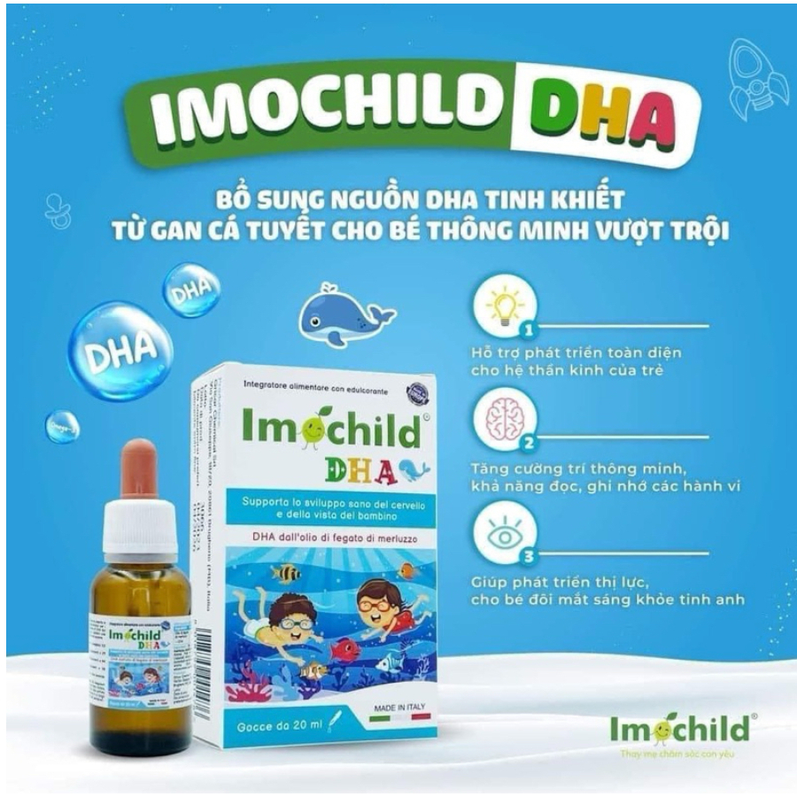 Imochild DHA - Vitamins for Brain Development, IQ for Children ...