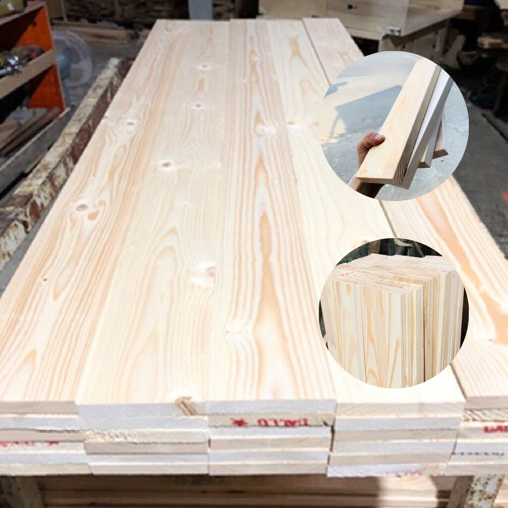 Pine Wood Bar 60cm Long x 10cm Wide x 1.5cm Thick Cheap Pre-planed ...