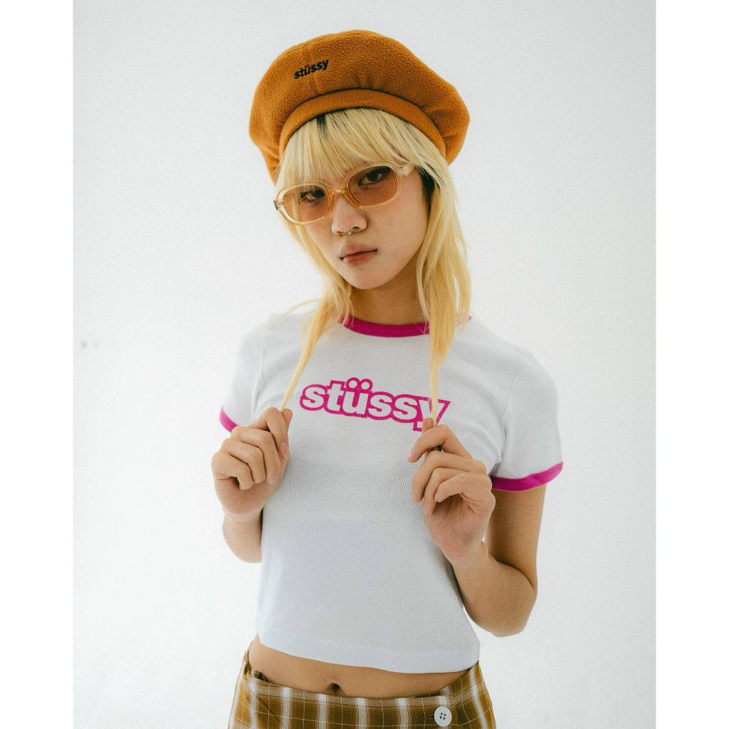 Stussy Textured Thick Ringer Tee (Genuine) | Shopee Philippines