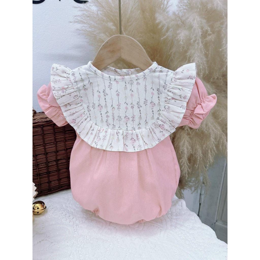 Fairy wing Bodysuit embroidered with embossed flowers for babies from 4 ...