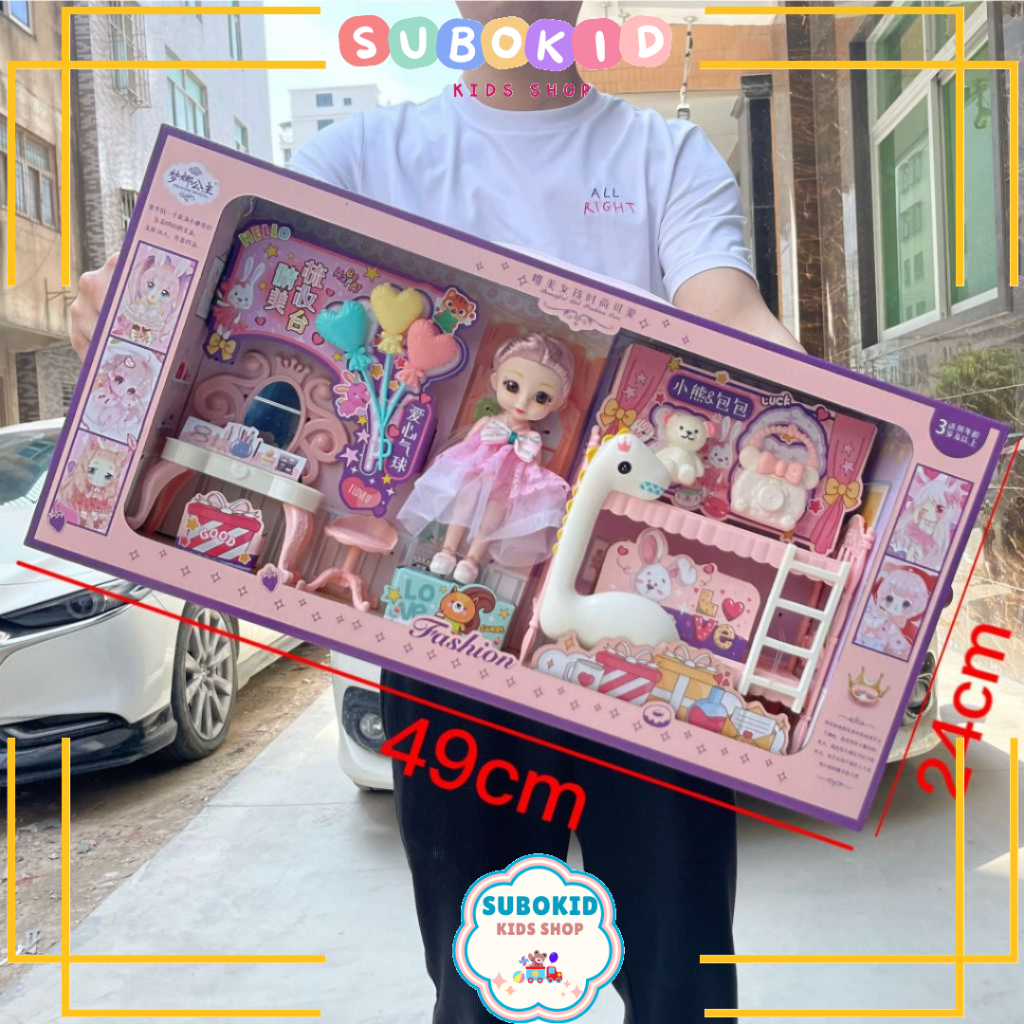 Princess Mona Doll Toy, Safe Material, Cute Eye-catching Colors Subokid ...