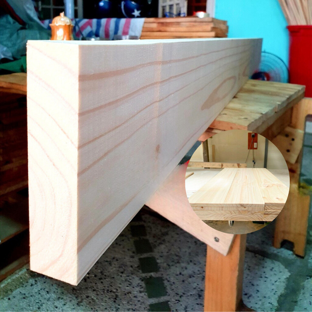 Wide Pine Wood Slats, Thickness 3cm x 13cm x Length 1m50, Finely Planed ...
