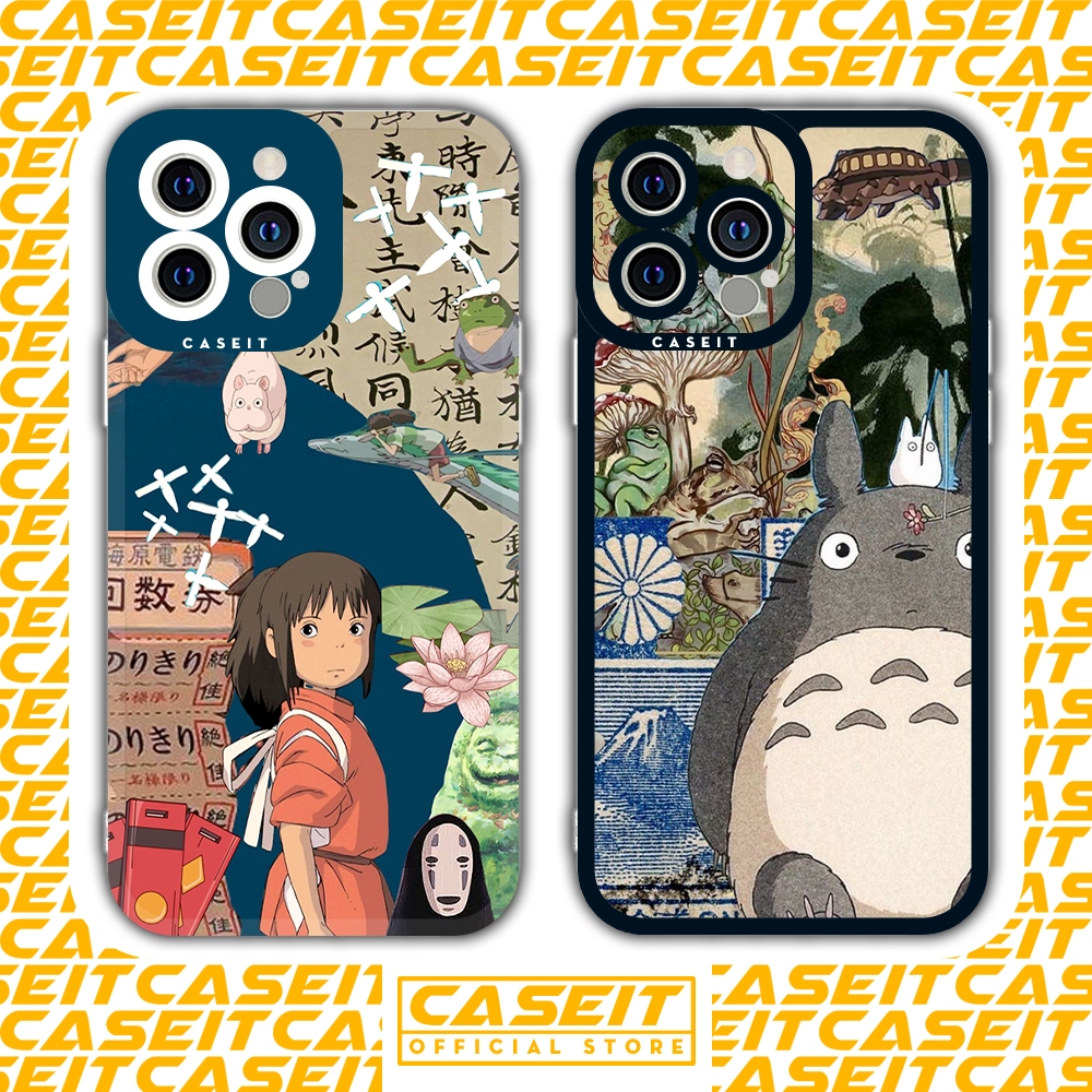 Caseit Ghibli Anime Totoro Spirited Away Square Edge iphone Case 8 ...