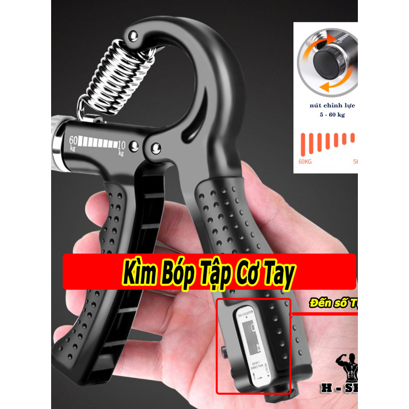 Hand exercise pliers with counting the number of squeezing force from ...