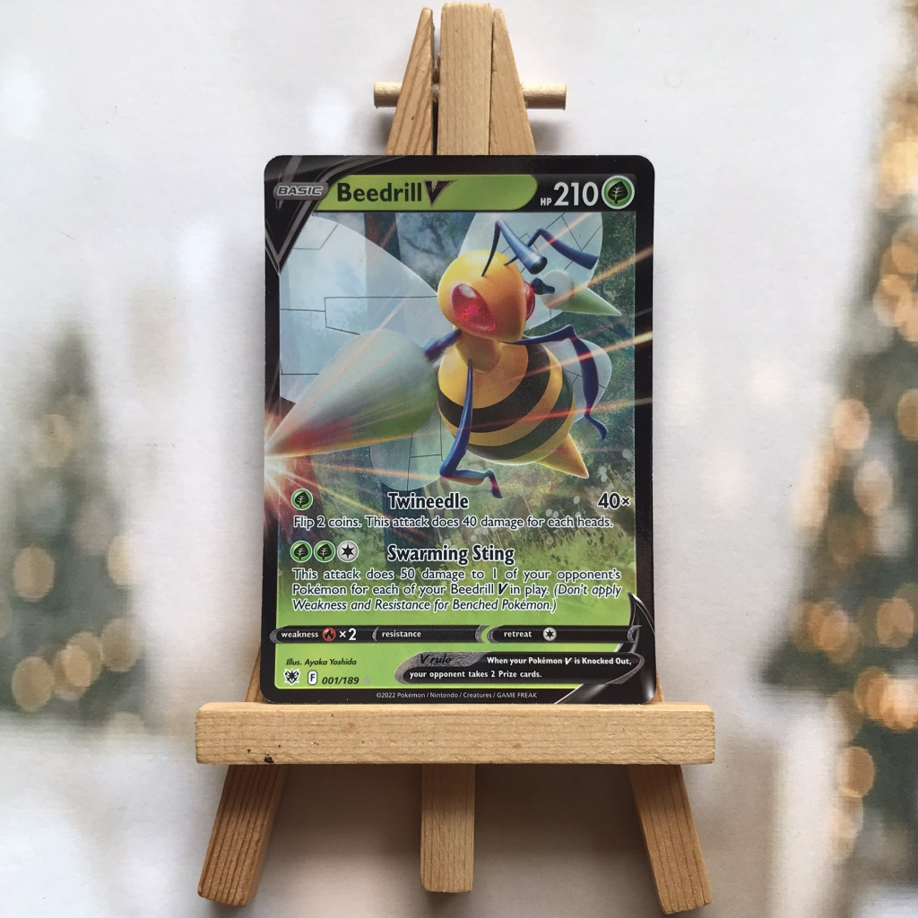 Pokemon Beedrill V 001/189 - Astral Radiance Ultra Rare English Card ...