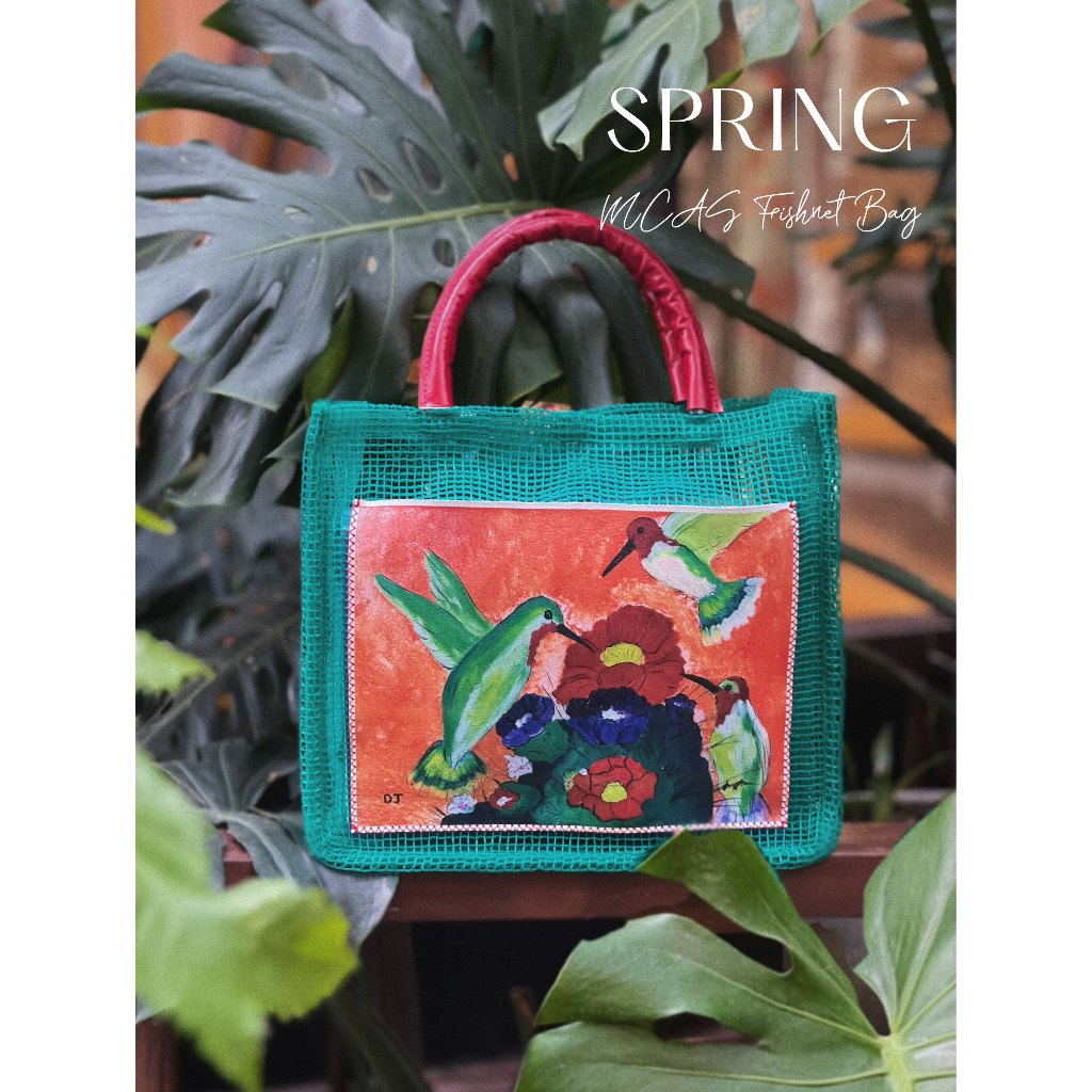 Spring mesh bag - MCAS - Dorjee's paintings (All MCAS products use your ...