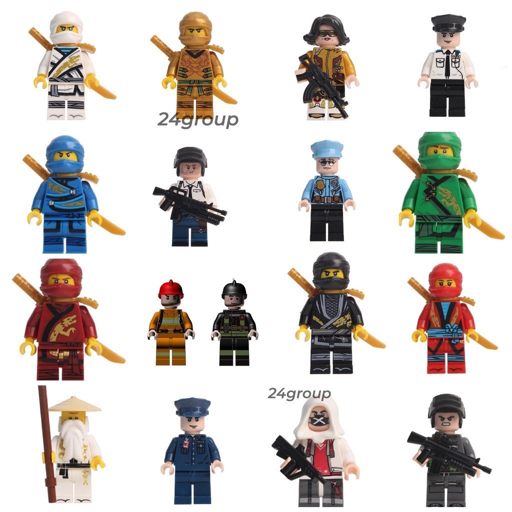 Assembling toy model of cartoon characters, ninjago, 1 full set of ...