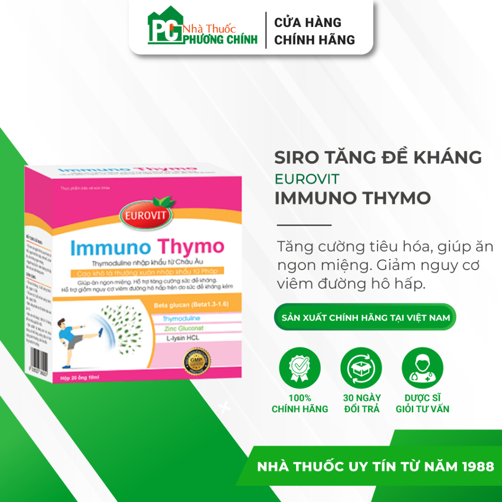 Immuno Thymo Eurovit Baby Immunity Syrup for Children with Poor ...