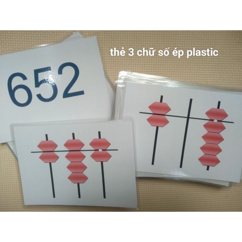 Plastic laminated 3-digit Soroban number card | Shopee Philippines