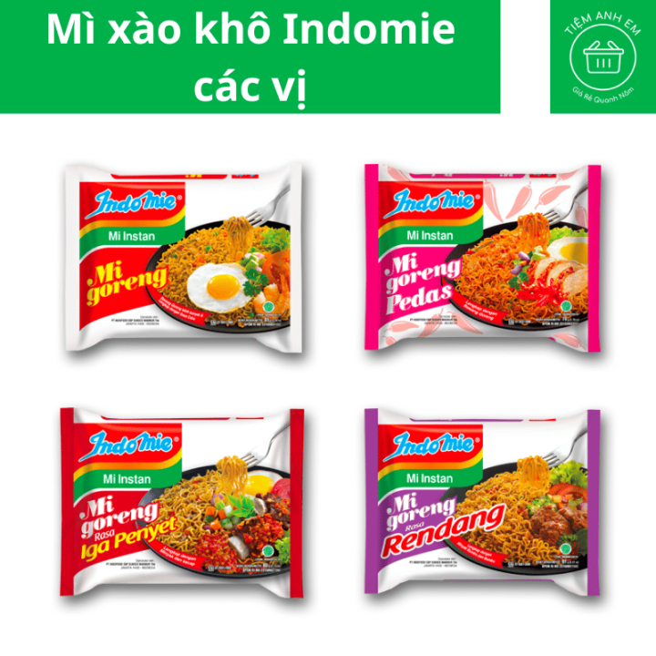 1 Pack of Indomie Goreng Dry Stir-Fried Noodles special flavor/rib ...