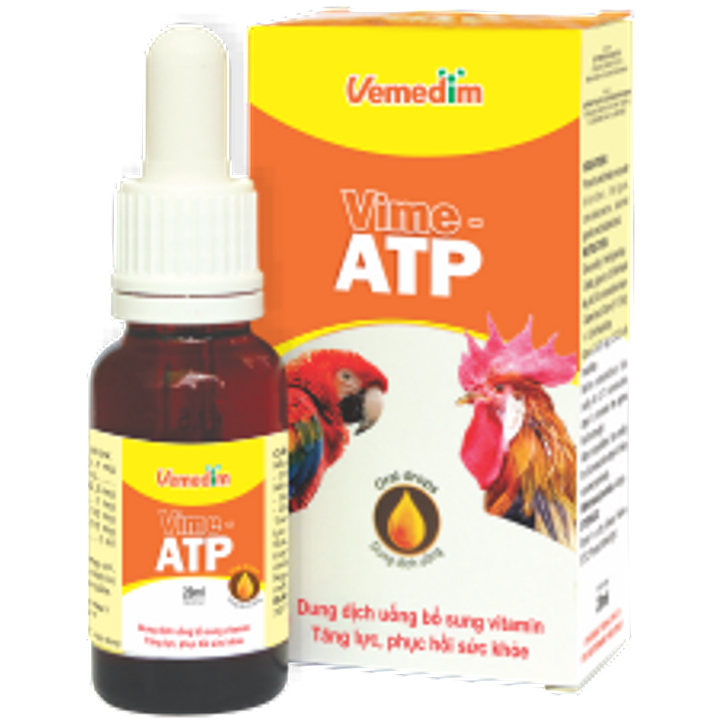 Vime ATP drop provides energy-boosting vitamins for fighting chickens ...