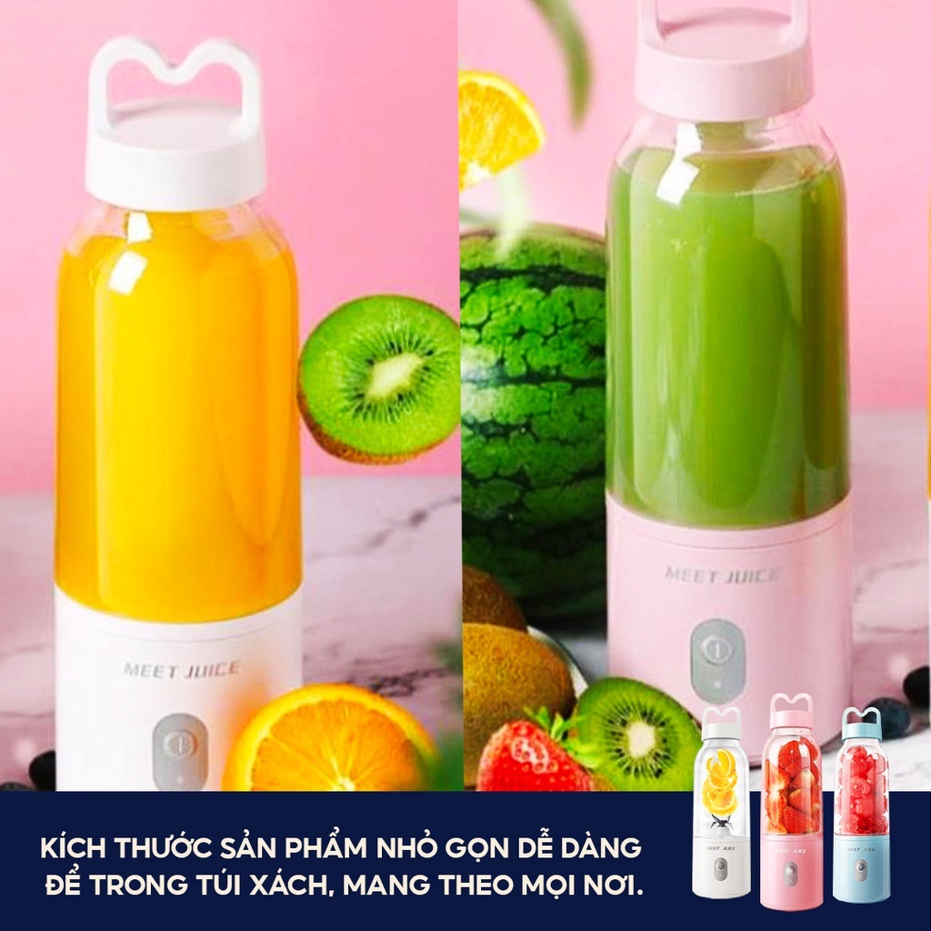 Meet Juice 500ml mini Hand Blender, Multi-Purpose Hand Blender, Ice ...