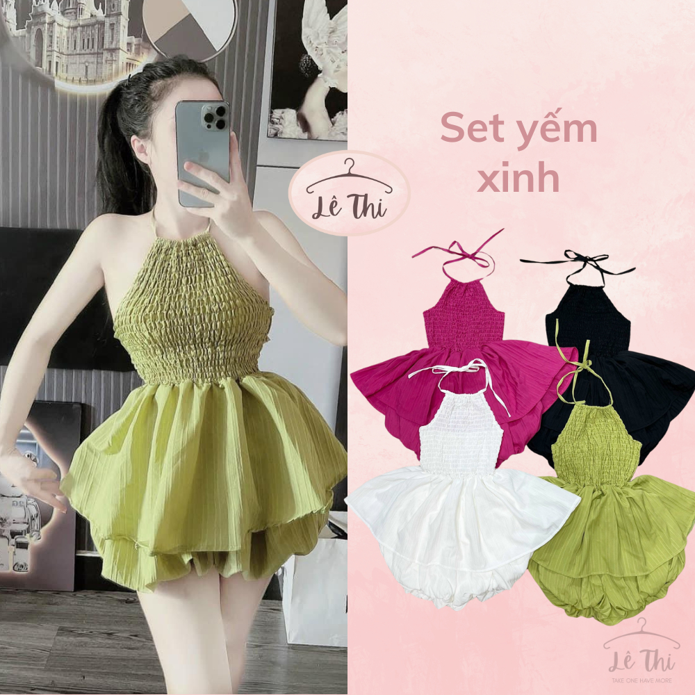 Backless camisole set with flared form mixed super prettyShorts, hot ...