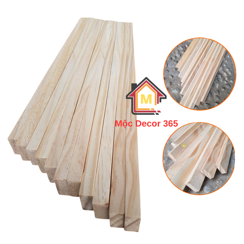 Pre-planed Pine Wood Slats 1cm x 2cm Thick x 1m2 Long, Sawn Pallet Pine ...