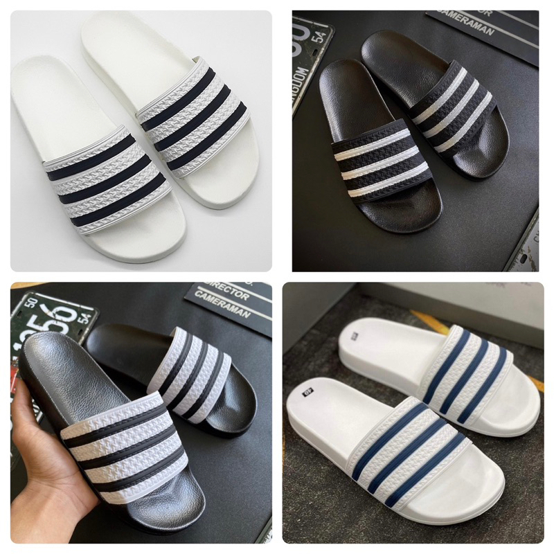 Adida sandals with cross straps, a high-quality flexible rubber sole, 2 ...