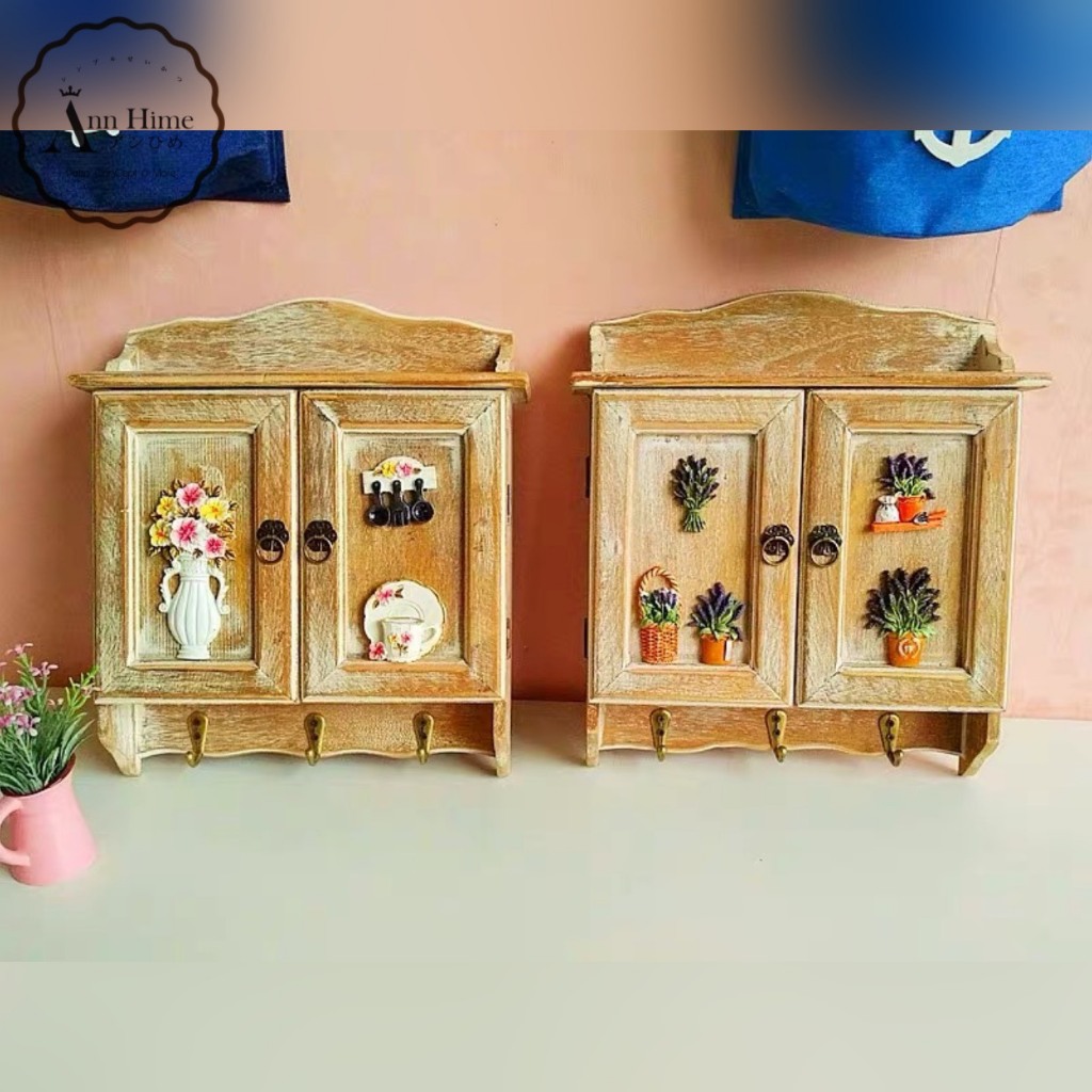 Classic Country Style Wooden Key Box Sp83 | Shopee Philippines